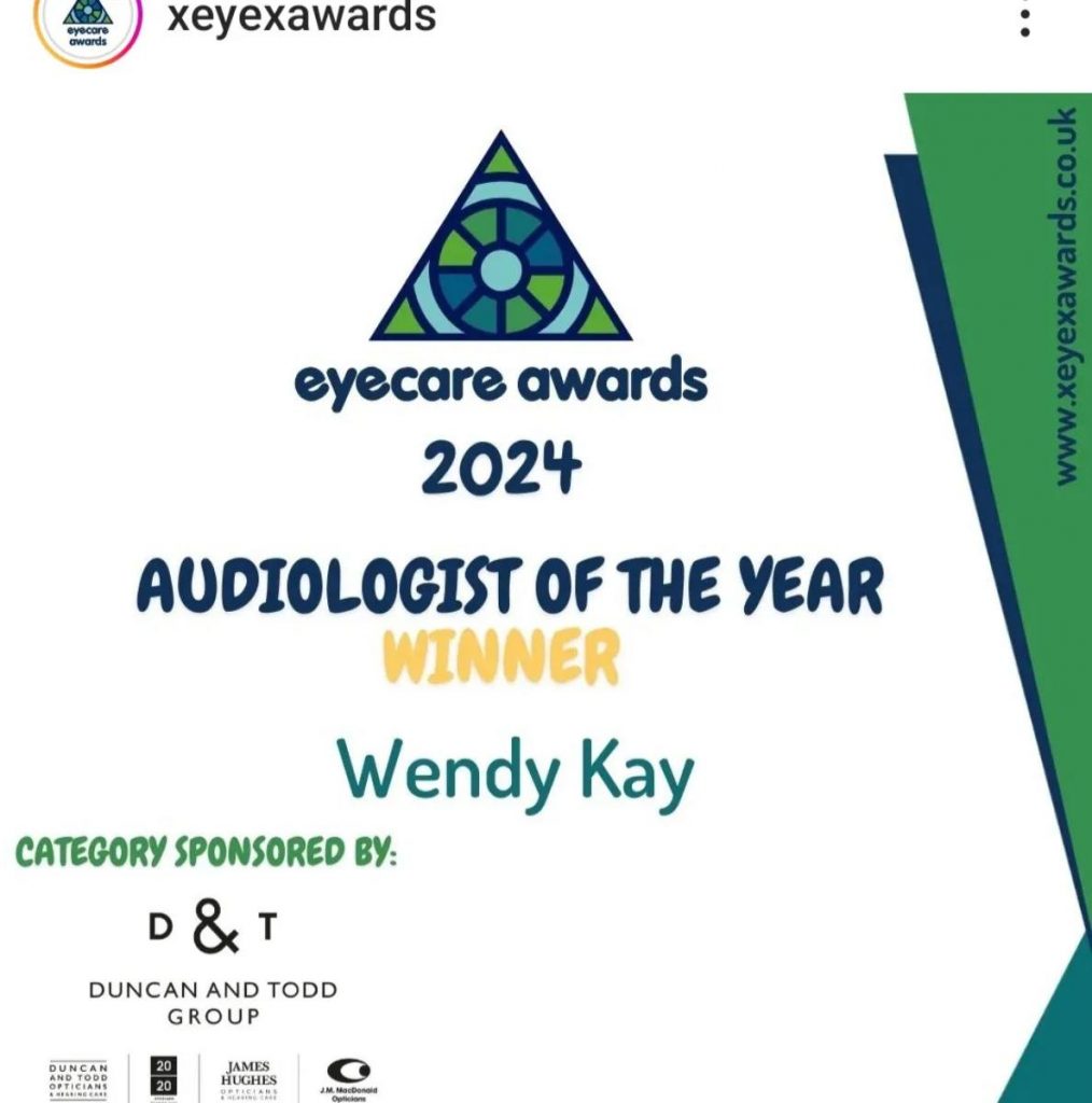 Winners of Xeyex Eyecare Awards 2024 – Pinder Hearing Clinic